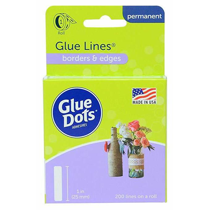Glue Dots - 1" Glue Lines - Roll | Paper Wiz, Inc.