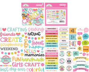 Doodlebug Design Cute And Crafty Collection Chit Chat Paper Wiz Inc