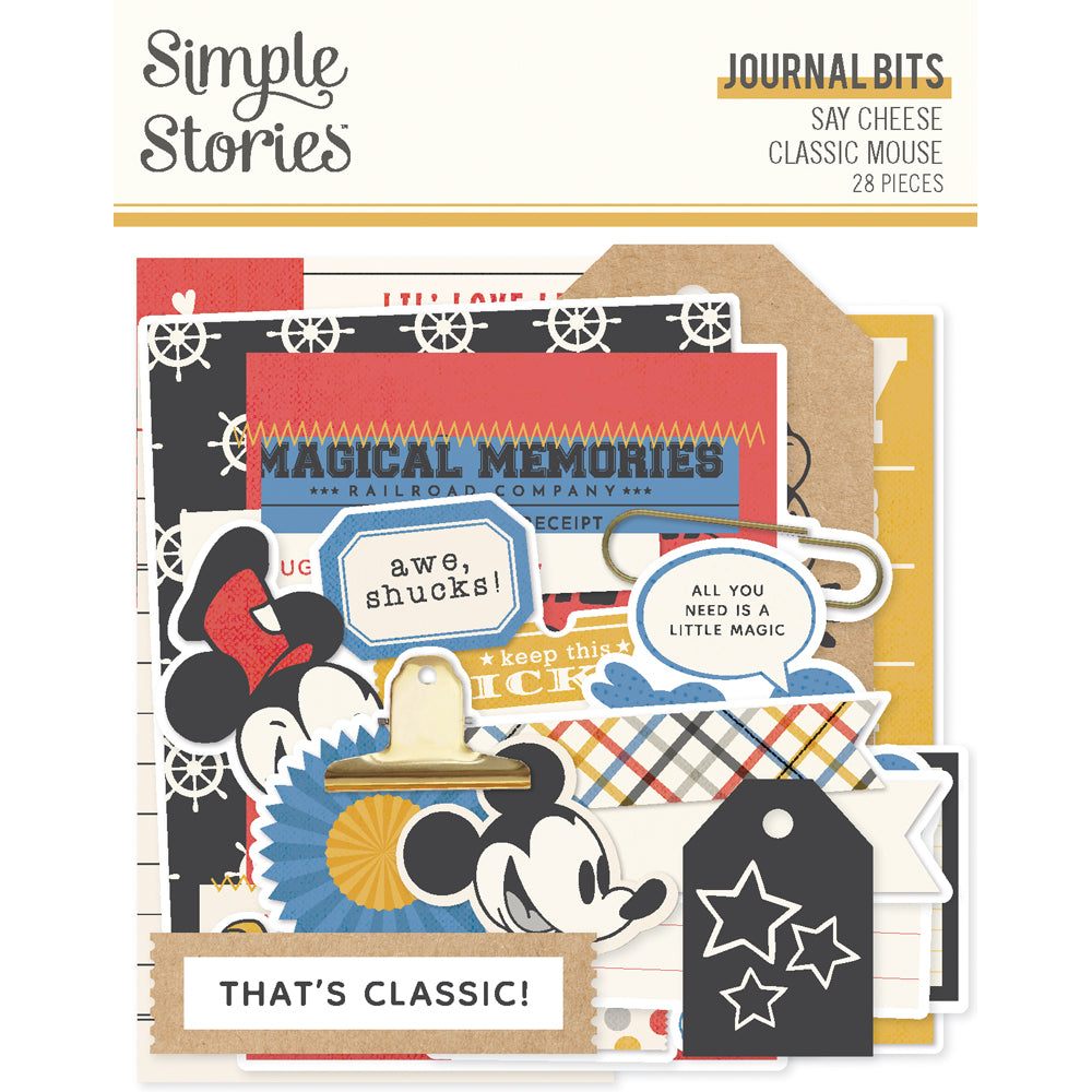 Simple Stories - Say Cheese Classic Mouse - Journal Bits | Paper Wiz, Inc.