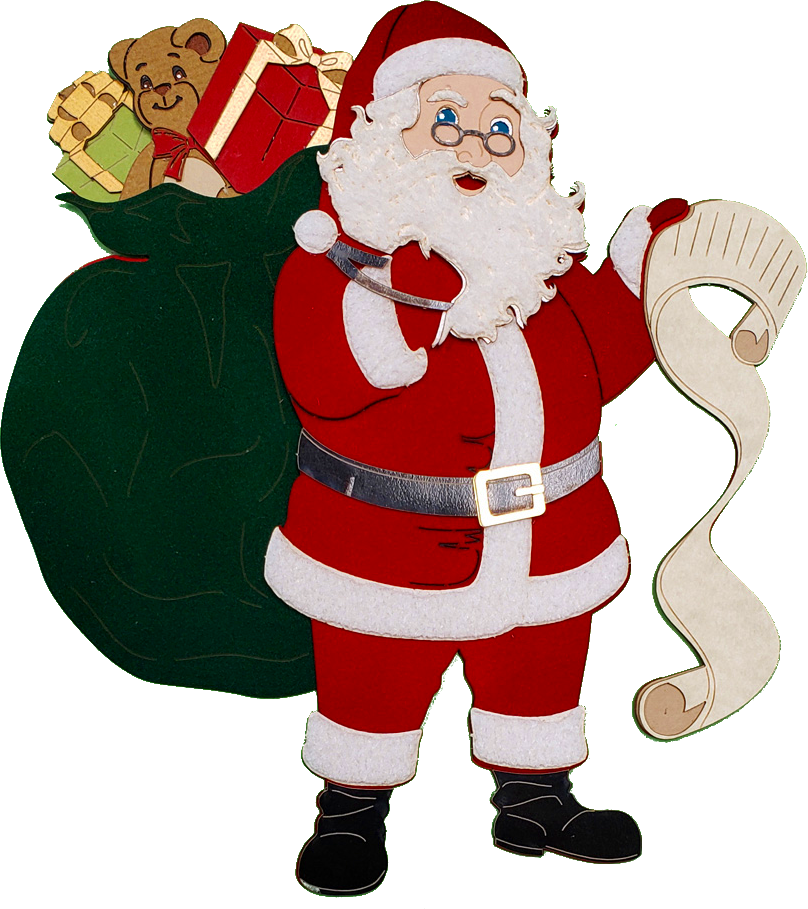 Santa with List | Paper Wiz, Inc.